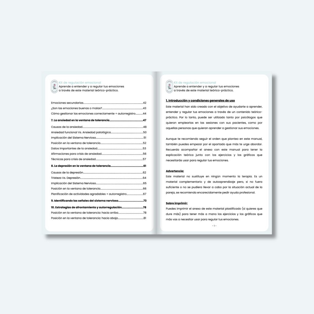 Kit De Regulación Emocional Gaman Psicología